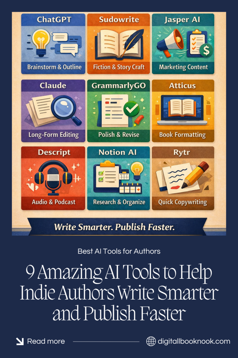 9 Amazing AI Tools to Help Indie Authors Write Smarter and Publish ...
